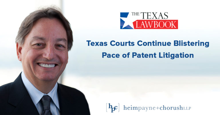 Texas Lawbook Exclusive: Heim, Payne & Chorush Co-Founder Mike Heim ...